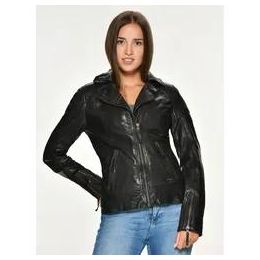 Lederjacke Mustang "Aniwa" Gr. M, schwarz Damen Jacken