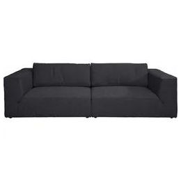 Big-Sofa Tom Tailor HOME "BIG CUBE STYLE" Sofas Gr. B/H/T: 240cm x 83cm x 122cm, Struktur fein TBO, grau (anthracite tbo 9) mit bequemen Stegkissen, extra große Sitztiefe, Breite 240 cm