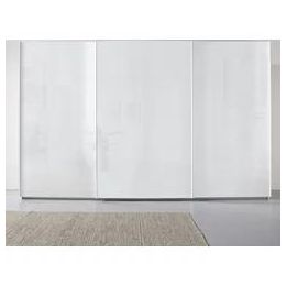 Schwebetürenschrank Rauch "Kleiderschrank Schrank Garderobe TOPSELLER OTELI inkl. Inneneinteilung" Schränke Gr. B/H/T: 360 cm x 229 cm x 62 cm, weiß (weiß, hochglanz weiß) mit 3 Innenschubladen sowie zusätzlichen Einlegeböden MADE IN GERMANY