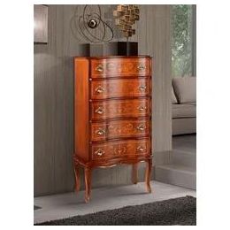 Kommode Home Affaire "Roma" Sideboards Gr. B/H/T: 58 cm x 112 cm x 42 cm, 5 St., braun (nuss) Schubladenkommode Breite 58 cm