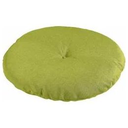 Chillkissen Max Winzer "Bodo" Gr. B/H/T: 105 cm x 18 cm x 105 cm Ø 105 cm, Strukturgewebe 16523, grün (apfel) Kinder Poufs in 2 Größen