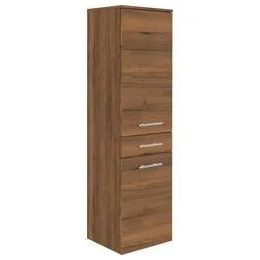 Midischrank Marlin "3040" Schränke Gr. B/H/T: 40 cm x 148,8 cm x 35 cm, links, 2 St., braun (eiche struktur braun) Bad-Midischrank Breite 40 cm