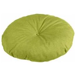 Chillkissen Max Winzer "Bodo" Gr. B/H/T: 85 cm x 18 cm x 85 cm Ø 85 cm, Strukturgewebe 16523, grün (apfel) Kinder Poufs in 2 Größen