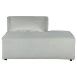 Recamiere LEONIQUE "Alexane" Sofas Gr. B/H/T: 85cm x 70cm x 122cm, Samtoptik, Recamiere links, beige Ottomane Modul zum eigenen Zusammenstellen; viele Bezugsqualitäten und Farben