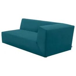 Sofa-Eckelement Tom Tailor HOME "ELEMENTS" Polsterelemente Gr. Samtstoff TSV, grün (emerald tsv 3) Sofa-Element Ecksofa mit Armlehne rechts