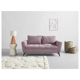 2,5-Sitzer Inosign "Lörby" Sofas Gr. B/H/T: 180cm x 90cm x 92cm, Luxus-Microfaser weich, Luxus Microfaser weich, rosa (flamingo) Belastbarkeit bis 140kg pro Sitzplatz, auch mit Aqua clean-Bezug