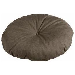 Chillkissen Max Winzer "Bodo" Gr. B/H/T: 85 cm x 18 cm x 85 cm Ø 85 cm, Strukturgewebe 16523, beige (sahara) Kinder Poufs in 2 Größen