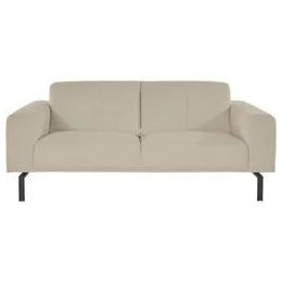 3-Sitzer Andas "Lungre", beige (sand), B:200cm H:82cm T:97cm, 95% Polyester 5% Polyacryl, Sofas, in 3 tollen Bezugsqualitäten