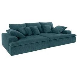 Big-Sofa Inosign "Haiti" Sofas Gr. B/H/T: 260 cm x 85 cm x 142 cm, Aqua Clean Pascha, Ohne Funktion, blau (petrol) wahlweise mit Kaltschaum (140kg BelastungSitz) und AquaClean-Stoff