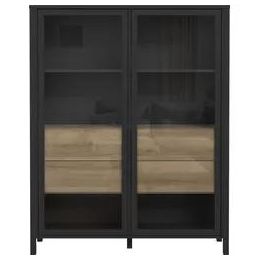 Highboard FORTE Sideboards Gr. B/H/T: 121,3cm x 152,3cm x 40,2cm, 4 St., schwarz Breite ca. 121 cm