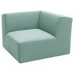 Sofa-Eckelement Tom Tailor HOME "ELEMENTS" Polsterelemente Gr. Struktur fein TBO, grün (mint tbo 53) Sofa-Element Ecke zur Verbindung der Sofaelemente