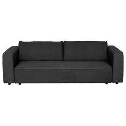 Schlafsofa Tom Tailor HOME "HEAVEN STYLE SLEEP" Sofas Gr. B/H/T: 244 cm x 85 cm x 112 cm, Struktur fein TBO, mit Bettfunktion-mit Bettkasten, grau (anthracite tbo 9) aus der COLORS COLLECTION, inklusive Bettfunktion & Bettkasten