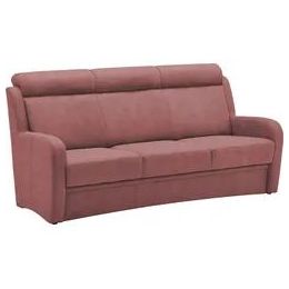 3-Sitzer VILLA BECK "Varese" Sofas Gr. B/H/T: 195 cm x 102 cm x 83 cm, Microfaser, mit Sitzvorzug und Bettkasten, rot (18 red) Kopfteilverstellung, wahlweise mit Sitzvorzug, in Sitzhöhe 49 cm