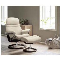 Relaxsessel stressless "Sunrise", beige (beige jasmine), B:83cm H:105cm T:74cm, Leder BATICK: BATICK ist ein leicht korrigiertes, durchgefärbtes und genarbtes Möbelleder, bei dem die meisten Unebenheiten und Spuren in der Regel entfernt wurden., Leder PALOMA: PALOMA ist ein durchgefärbtes Semianilin-Möbelleder mit natürlicher Narbung., ROHLEDER Stoff Q2 FARON: Ein fester zuverlässiger Bouclu00e9 m