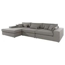 Ecksofa RAUM.ID "Enid L-Form" Sofas Gr. B/H/T: 360cm x 75cm x 190cm, Struktur fein, Ottomane links, beige (natur) 3 Teile, bestehend aus Modulen, in vielen Bezügen, auch Breitcord