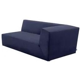 Sofa-Eckelement Tom Tailor HOME "ELEMENTS" Polsterelemente Gr. Samtstoff TSV, blau (indigo tsv 6) Sofa-Element Ecksofa mit Armlehne rechts