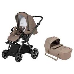 Kombi-Kinderwagen Hartan "Topline 4.0 GTS", braun (happy feet), Baby, Aluminium, Polyester, Baumwolle, Kinderwagen, mit Kombitasche; Made in Germany