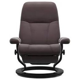 Relaxsessel stressless "Consul" Sessel Gr. Leder PALOMA, Relaxfunktion-Drehfunktion-Integrierte Fußstütze-PlusTMSystem, rot (bordeaux) elektrisch verstellbar, optional 2-motorisch, Größe M & L