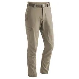 Funktionshose Maier Sports "Torid slim" Gr. 66, Normalgrößen, beige (dunkelbeige) Herren Hosen Wanderhose, atmungsaktive Outdoor-Hose, 4 Taschen, Slim Fit