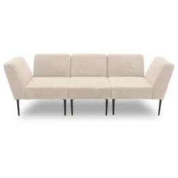 Sofa-Eckelement DOMO collection "700010 Lieferzeit nur 2 Wochen, auch einzeln stellbar" Polsterelemente Gr. Cord, beige (creme) Modul - als Ecke oder Abschluss einsetzbar, Cord-Bezug