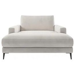 Chaiselongue Inosign "Downtown Loungemöbel zum Relaxen, B/T/H: 132/170/84 cm" Sofas Gr. B/H/T: 132cm x 84cm x 170cm, Feincord, weiß auch in Bouclé, Cord und Easy care - leicht mir Wasser zu reinigen