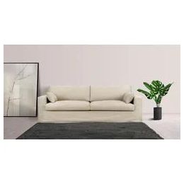 3-Sitzer LeGer Home by Lena Gercke "Sölve" Sofas Gr. B/H/T: 214cm x 86cm x 98cm, Baumwoll-/Leinenmix, beige (natur) mit optischer Husse, weicher Sitzkomfort