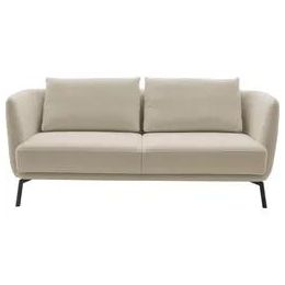 Schöner Wohnen 2,5-Sitzer SCHÖNER WOHNEN-KOLLEKTION "Pearl - 5 Jahre Hersteller-Garantie, auch in Bouclé" Sofas Gr. B/H/T: 190 cm x 71 cm x 91 cm, Boucle, beige (natur) Maße (BHT): 1907191 cm, Füße Metall