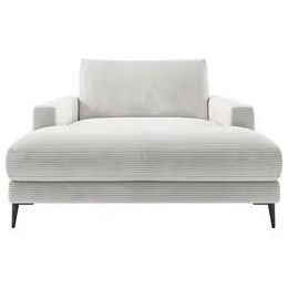 Chaiselongue Inosign "Downtown Loungemöbel zum Relaxen, B/T/H: 132/170/84 cm" Sofas Gr. B/H/T: 132cm x 84cm x 170cm, Cord, weiß auch in Bouclé, Cord und Easy care - leicht mir Wasser zu reinigen