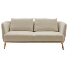 Schöner Wohnen 2,5-Sitzer SCHÖNER WOHNEN-KOLLEKTION "Pearl - 5 Jahre Hersteller-Garantie, auch in Bouclé" Sofas Gr. B/H/T: 190cm x 71cm x 91cm, Boucle, beige (sand) Maße (BHT): 1907191 cm, Füße Massivholz