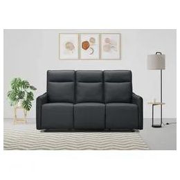 3-Sitzer DOREL HOME "Lugo, Kinosofa mit Reclinerfunktion in Kunstleder und Webstoff" Sofas Gr. B/H/T: 180cm x 102cm x 86cm, Kunstleder, schwarz mit manueller Relaxfunktion in 2 Sitzen