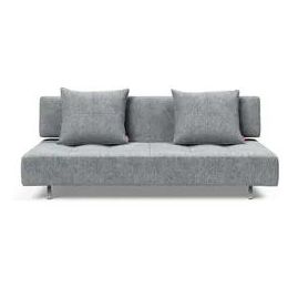 Schlafsofa INNOVATION LIVING TM "Longhorn, Gästebett, Couch, Tagesliege, Bettsofa" Sofas Gr. B/H/T: 210cm x 79cm x 114cm, Polyester, ohne Armlehnen, grau Schlaf-, Relax-, oder Sitzposition, Liegefläche 140x200 cm