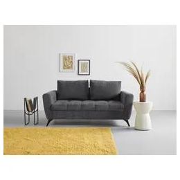 2,5-Sitzer Inosign "Lörby" Sofas Gr. B/H/T: 180cm x 90cm x 92cm, Struktur weich, Struktur weich, grau (rock) Belastbarkeit bis 140kg pro Sitzplatz, auch mit Aqua clean-Bezug