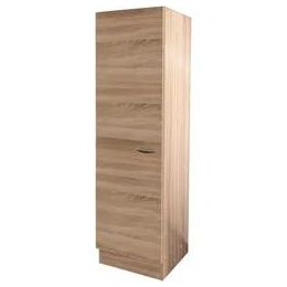 Seitenschrank Flex-Well "Bergen" Schränke Gr. B/H/T: 50 cm x 200 cm x 50 cm, 1 St., braun (sonoma eiche) (B x H T) 50 200 47 cm, für viel Stauraum