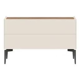 TV-Board Places of Style "Sky45" Sideboards Gr. B/H/T: 90cm x 37cm x 47cm, Breite 90cm, 2 St., beige (cashmere farbe) Lackiert mit wasserbasiertem UV-Lack