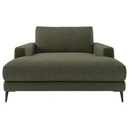 Chaiselongue Inosign "Downtown Loungemöbel zum Relaxen, B/T/H: 132/170/84 cm" Sofas Gr. B/H/T: 132cm x 84cm x 170cm, Boucle, grün auch in Bouclé, Cord und Easy care - leicht mir Wasser zu reinigen