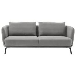 Schöner Wohnen 3-Sitzer SCHÖNER WOHNEN-KOLLEKTION "Pearl - 5 Jahre Hersteller-Garantie, auch in Bouclé" Sofas Gr. B/H/T: 210 cm x 71 cm x 91 cm, Flachgewebe, grau Maße (BHT): 2107191 cm, Füße Metall