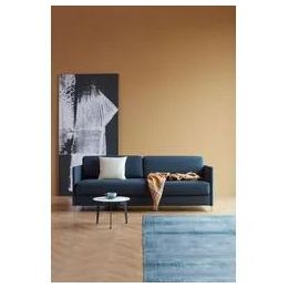 3-Sitzer INNOVATION LIVING TM "Nordham" Sofas Gr. B/H/T: 211 cm x 83 cm x 99 cm, Webstoff, gleichschenklig, blau Sehr kompaktes Schlafsofa, Klassisches Sofa, Komfortables Bett