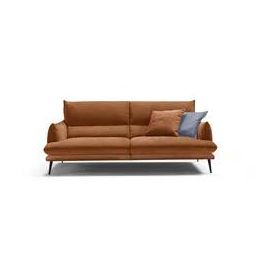 2,5-Sitzer Egoitaliano "FUNNY, hochwertiges und aktuelles Design, bequeme Rückenlehne" Sofas Gr. B/H/T: 210cm x 90cm x 95cm, Microfaser, bunt (brick) toller Sitzkomfort