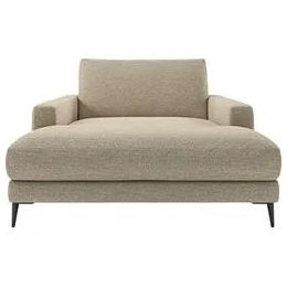 Chaiselongue Inosign "Downtown Loungemöbel zum Relaxen, B/T/H: 132/170/84 cm" Sofas Gr. B/H/T: 132cm x 84cm x 170cm, Boucle, beige (sand) auch in Bouclé, Cord und Easy care - leicht mir Wasser zu reinigen