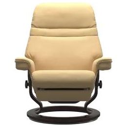 Relaxsessel stressless "Sunrise" Sessel Gr. Material Bezug, Material Gestell, Ausführung / Funktion, Maße, gelb elektrisch verstellbar, optional 2-motorisch, Größe M & L