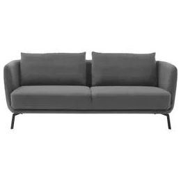 Schöner Wohnen 3-Sitzer SCHÖNER WOHNEN-KOLLEKTION "Pearl - 5 Jahre Hersteller-Garantie, auch in Bouclé" Sofas Gr. B/H/T: 210 cm x 71 cm x 91 cm, Flachgewebe, grau (stone) Maße (BHT): 2107191 cm, Füße Metall