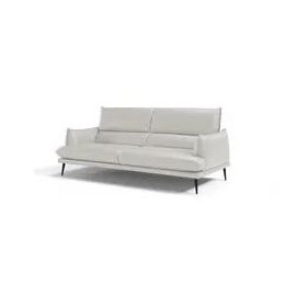 2,5-Sitzer Egoitaliano "FUNNY, hochwertiges und aktuelles Design, bequeme Rückenlehne" Sofas Gr. B/H/T: 210cm x 90cm x 95cm, Leder, weiß toller Sitzkomfort