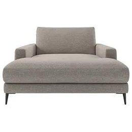 Chaiselongue Inosign "Downtown Loungemöbel zum Relaxen, B/T/H: 132/170/84 cm" Sofas Gr. B/H/T: 132cm x 84cm x 170cm, Boucle, beige (natur) auch in Bouclé, Cord und Easy care - leicht mir Wasser zu reinigen