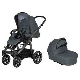 Kombi-Kinderwagen Hartan "Racer GTS - Casual Collection", grau (animal stars), Baby, Polyester, Baumwolle, Kinderwagen, mit Falttasche Trend; Made in Germany