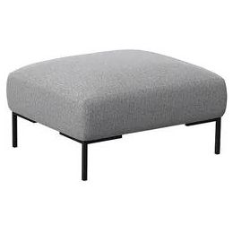 Pouf FLEXLUX "Sava" Poufs Gr. B/H/T: 98cm x 45cm x 81cm, Chenille, grau (sophisto grau) Taschenferderkern-Sitz mit Kaltschaum