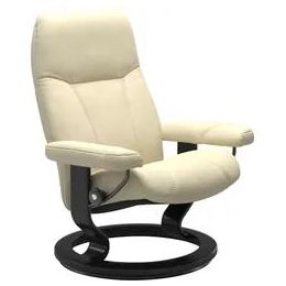 Relaxsessel stressless "Consul", beige (vanilla paloma), B:72cm H:94cm T:70cm, Leder BATICK: BATICK ist ein leicht korrigiertes, durchgefärbtes und genarbtes Möbelleder, bei dem die meisten Unebenheiten und Spuren in der Regel entfernt wurden., Leder PALOMA: PALOMA ist ein durchgefärbtes Semianilin-Möbelleder mit natürlicher Narbung., ROHLEDER Stoff Q2 FARON: Ein fester zuverlässiger Bouclu00e9 mi