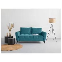 2,5-Sitzer Inosign "Lörby" Sofas Gr. B/H/T: 180 cm x 90 cm x 92 cm, Aqua Clean Pascha, Aqua Clean Pascha, blau (petrol) Belastbarkeit bis 140kg pro Sitzplatz, auch mit Aqua clean-Bezug