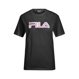 Fila Shirt 'LONDRINA' Damen Gr&ouml;&szlig;e L lila / orange / schwarz / wei&szlig;