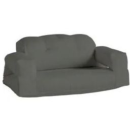 Loungesofa KARUP DESIGN "Hippo" Sofas Gr. B/H/T: 100 cm x 75 cm x 140 cm, Webstoff, grau (dunkelgrau) OUT