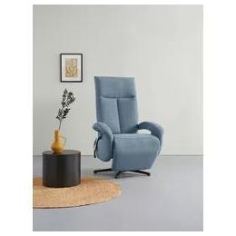 Sit & More TV-Sessel SIT & MORE "Tycoon" Sessel Gr. Olympia EASY CLEAN, mit 2 Motoren-mit Akku-mit Aufstehhilfe-Größe XL, B/H/T: 74 cm x 117 cm x 85 cm, blau (hellblau) wahlweise manuell, mit zwei Motoren oder Akku 2